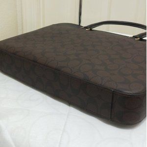 Coach | Bags | Coach Leather Laptop Briefcase F3923 Bag | Poshmark